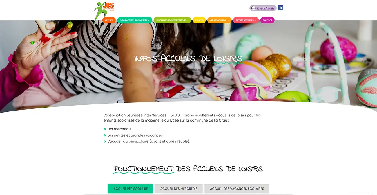 INFOS ACCUEILS DE LOISIRS - JIS LA CRAU